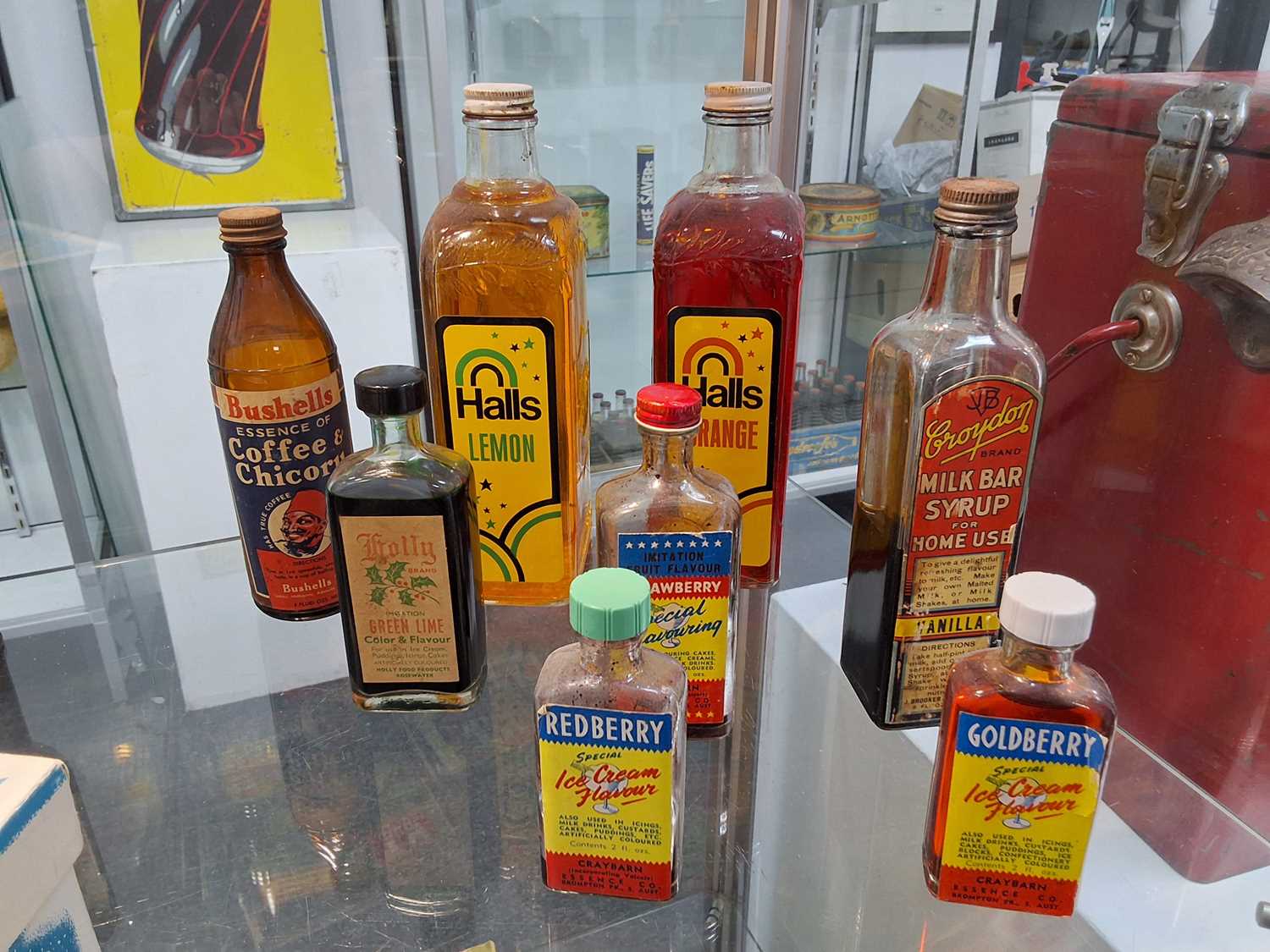 Lot 1064 - SYRUP BOTTLES