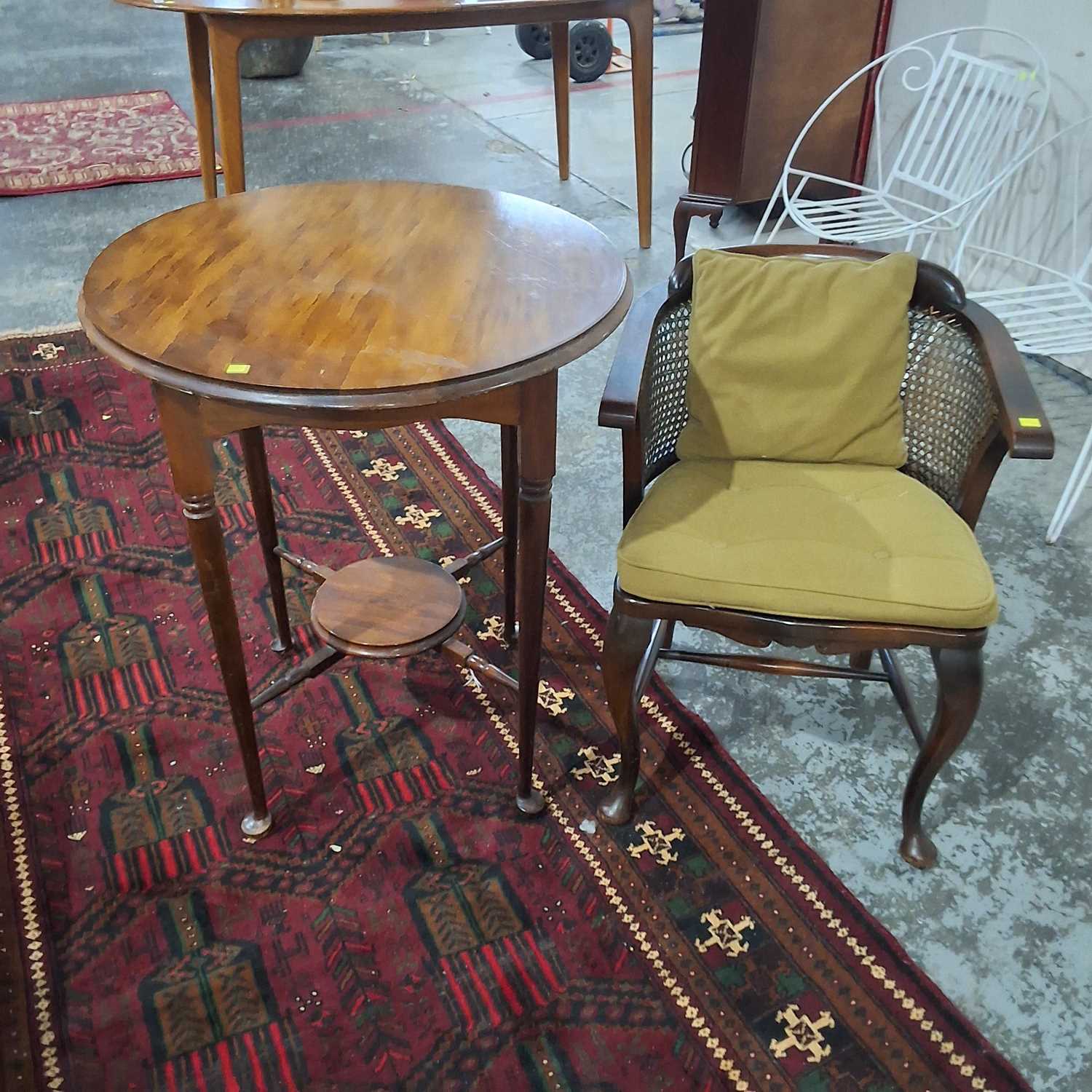 Lot 145 - TABLE AND CHAIR