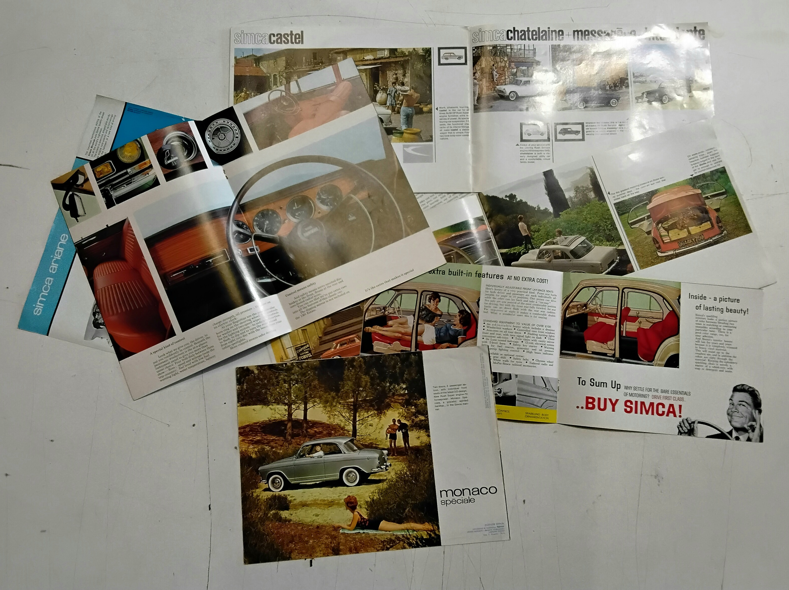 Lot 1361 - CAR SALES BROCHURES
